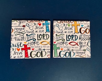 Religious Coaster - Etsy