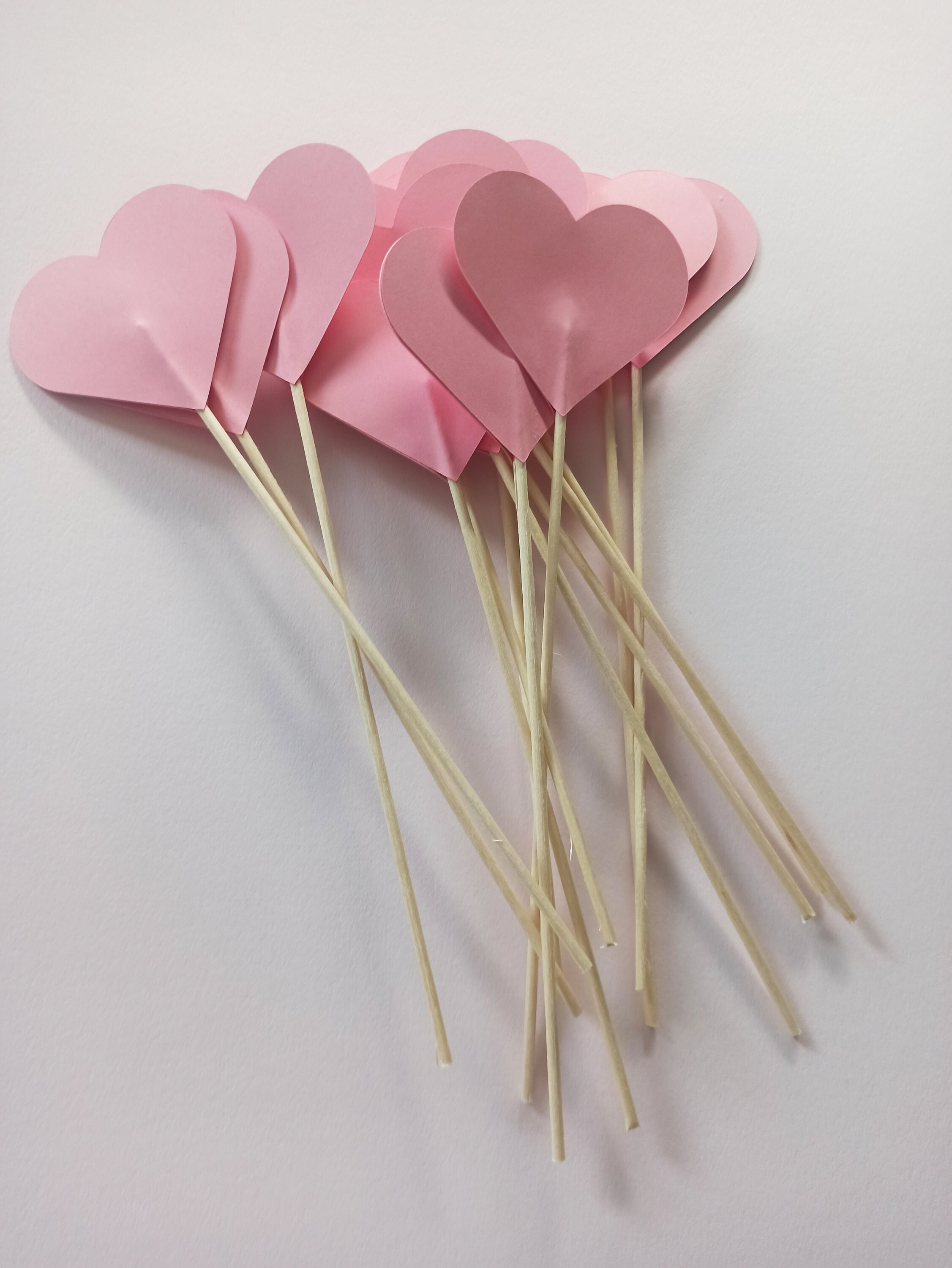 50 Hearts on a Stick. Aisle Decor - Etsy