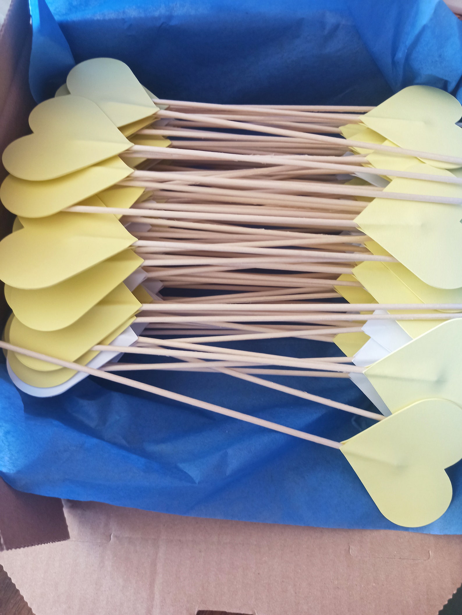 50 Hearts on a Stick. Aisle Decor - Etsy