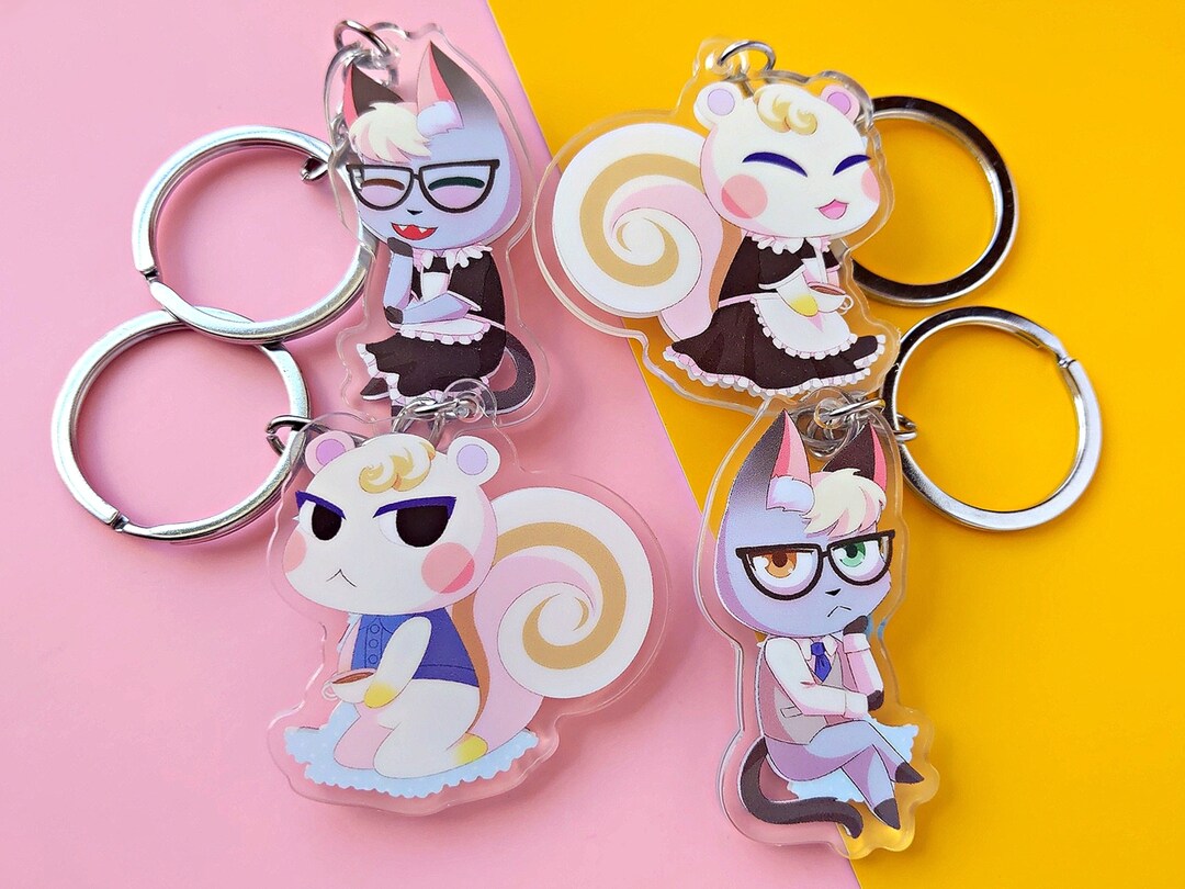 ACNH Marshal and Raymond 2 Acrylic Charms SALE - Etsy Hong Kong