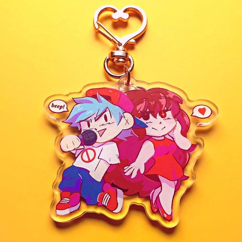 Friday Night Funkin' Acrylic Charm 2.5in Double Sided With - Etsy