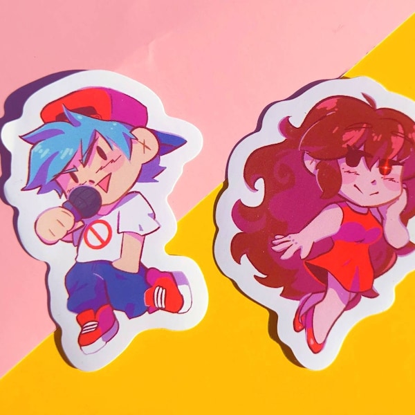 Friday Night Funkin Boyfriend Stickers - Etsy