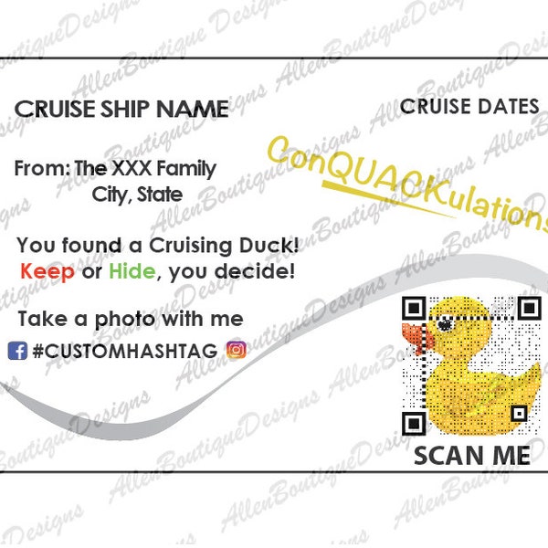 Duck Qr Code - Etsy