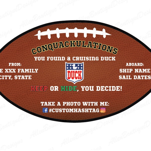 Cruising Duck Labels - Etsy