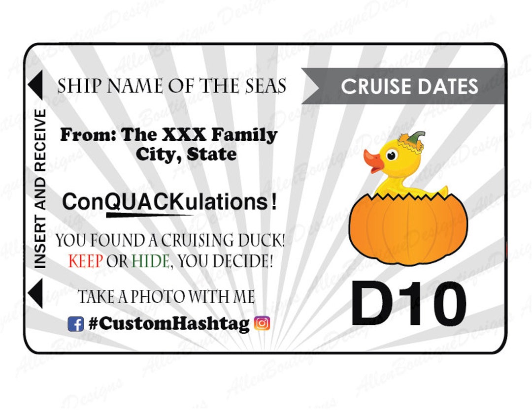 Halloween Customized Duck Tags: Theme Halloween / Customized With Your ...