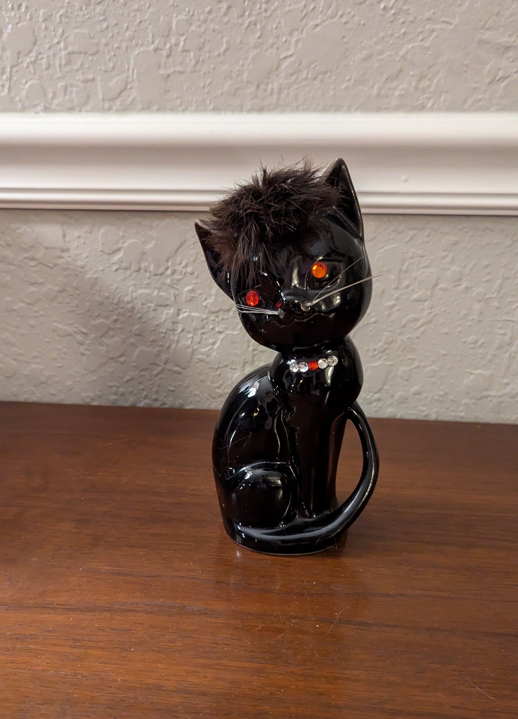 Vintage Black Cat Bank - Etsy