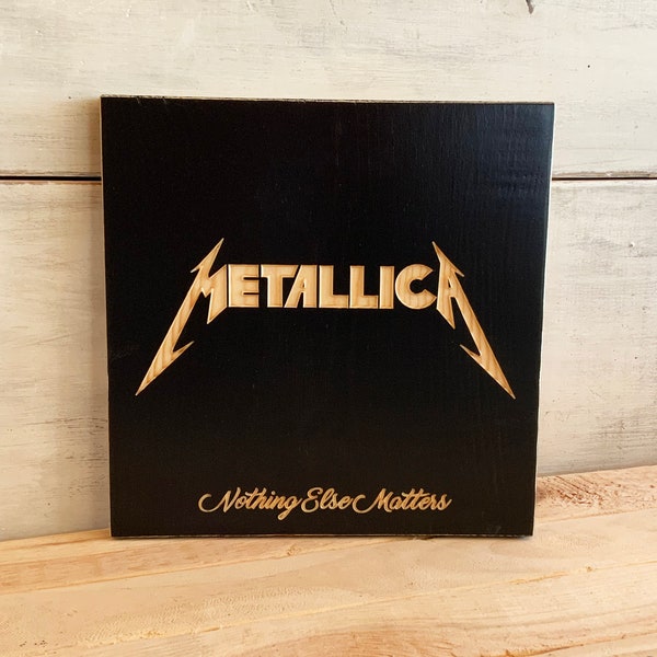 Metallica Black Album Poster - Etsy