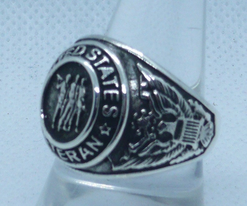 Veteran Ring in 925 Solid Sterling Silver Anello Veterani US - Etsy