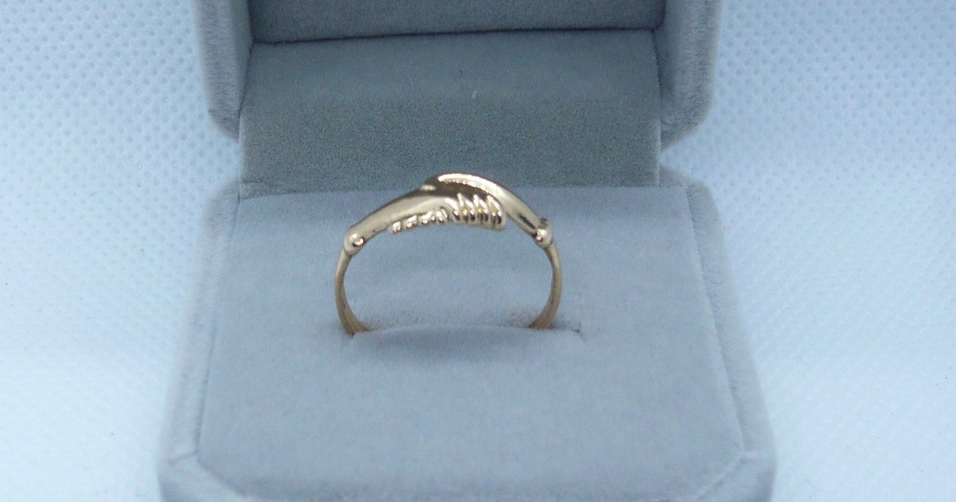 Santa Rita Ring in 18 K Yellow Gold Anello Santa Rita in Oro 750 ...