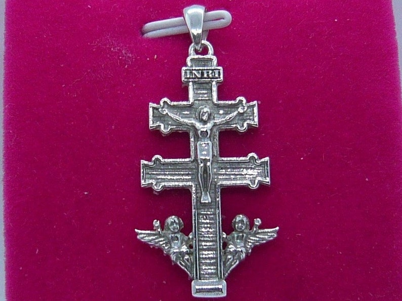 Croce Caravaca in Argento 925 Croce in Argento 925 Millesimi - Etsy