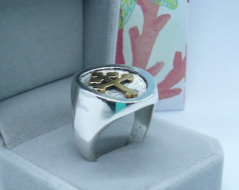 Magnum Pi Silver Ring - Etsy