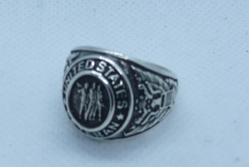 Veteran Ring in 925 Solid Sterling Silver Anello Veterani US | Etsy