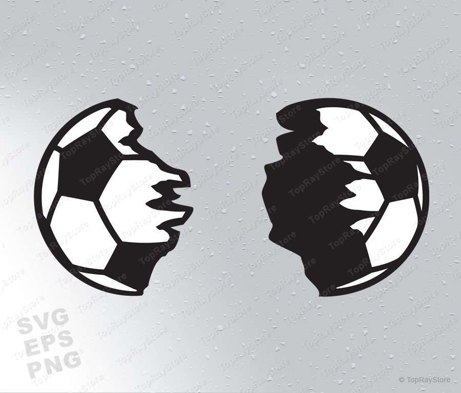 Soccer Ball Svg Soccer Ball Split Monogram Svg Soccer Team | Etsy