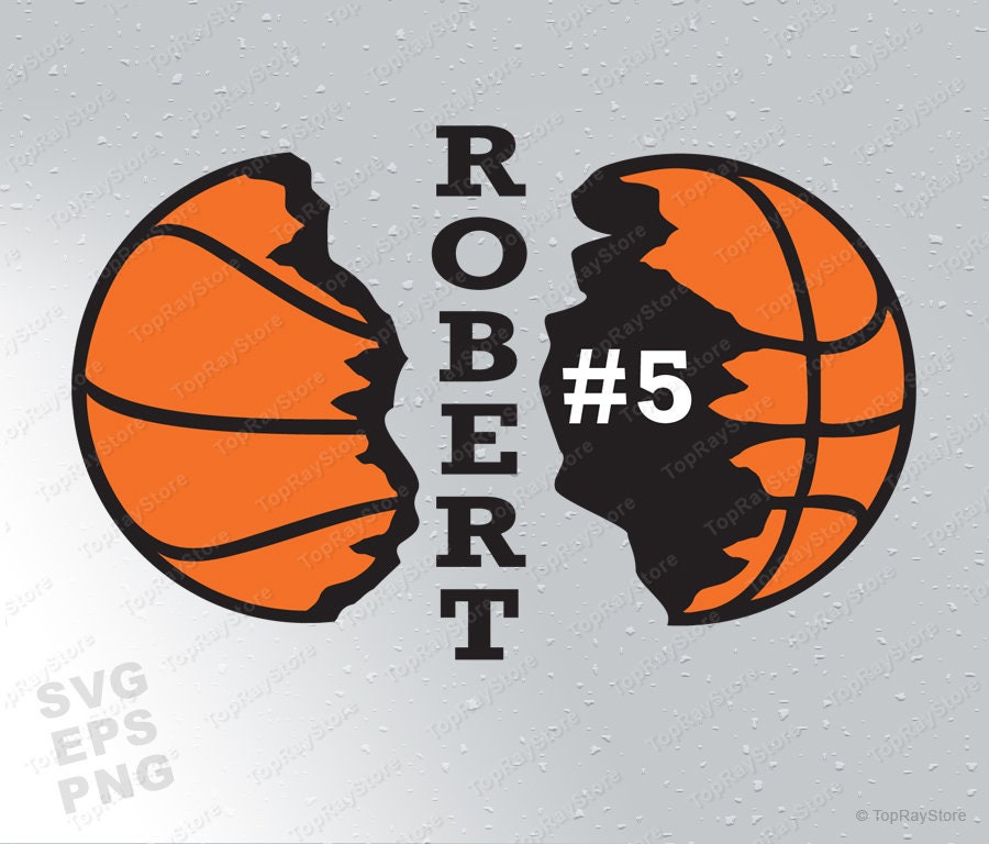 Basketball Split Monogram Svg Basketball Team Svg Basket | Etsy