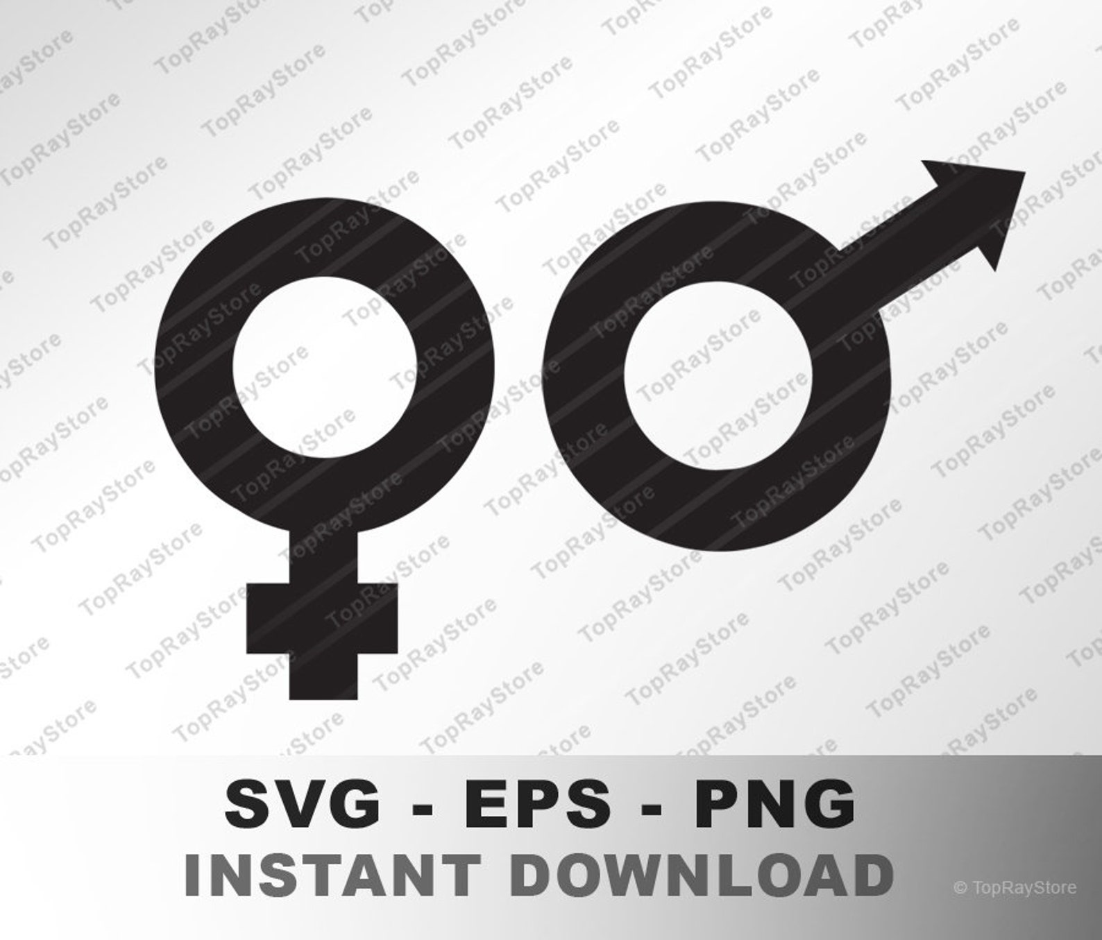 Buy Gender Symbols Svg Files Male Female Symbol Cut Files Online In