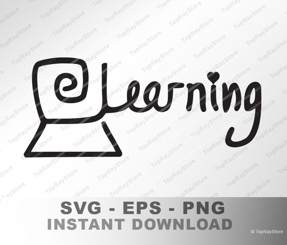 E-Learning SVG logo sign Distance Learning SVG Online | Etsy