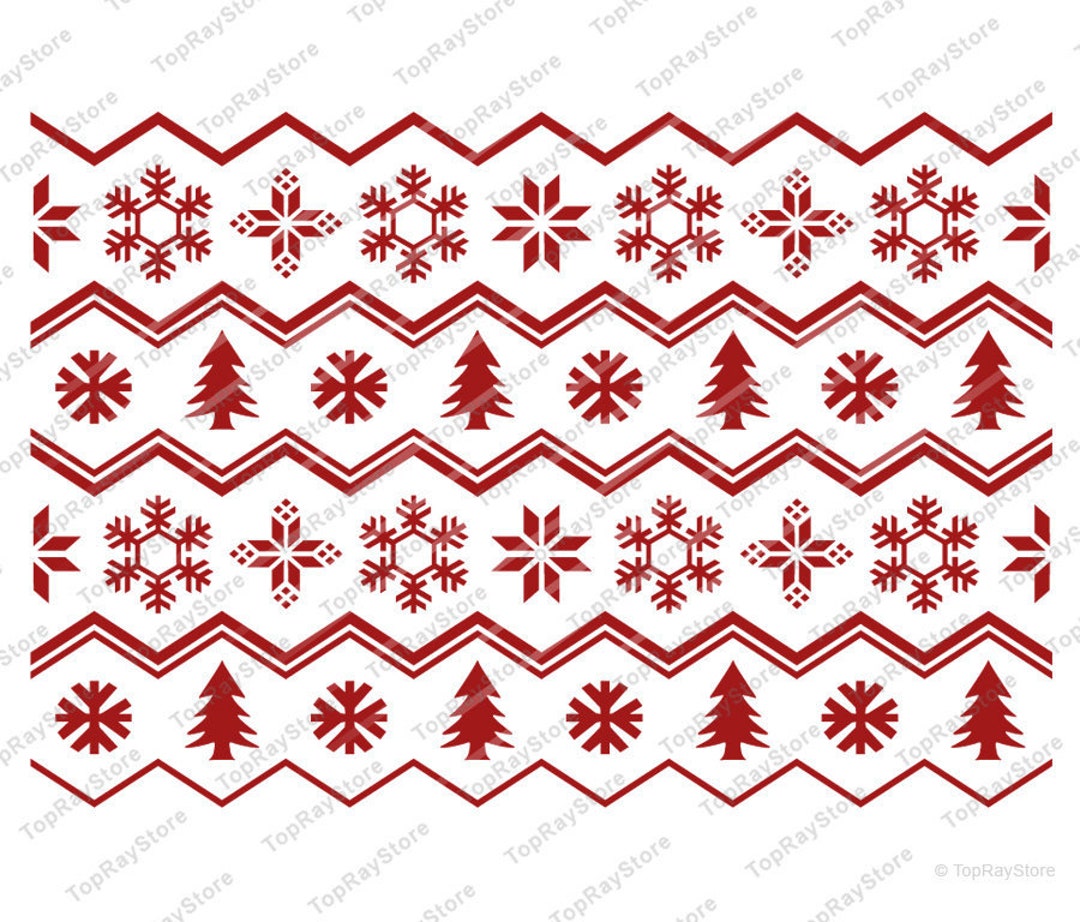 Christmas Pattern Svg, Christmas SVG, Winter Pattern Svg, Christmas ...