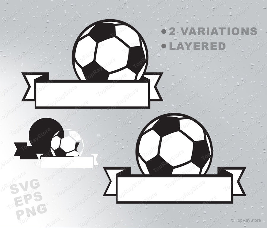 Soccer Ball Split Monogram Svg, Soccer Team Svg, Soccer Ball Svg ...