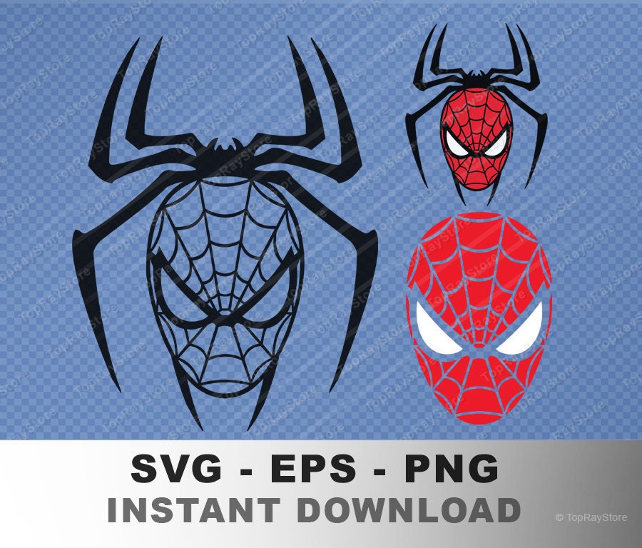 Spiderman SVG Spiderman Face Svg Layered Cutting Files - Etsy UK