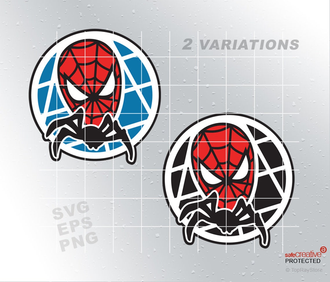 Spiderman Svg Spiderman Face Svg Spiderman Shirt Svg | Etsy