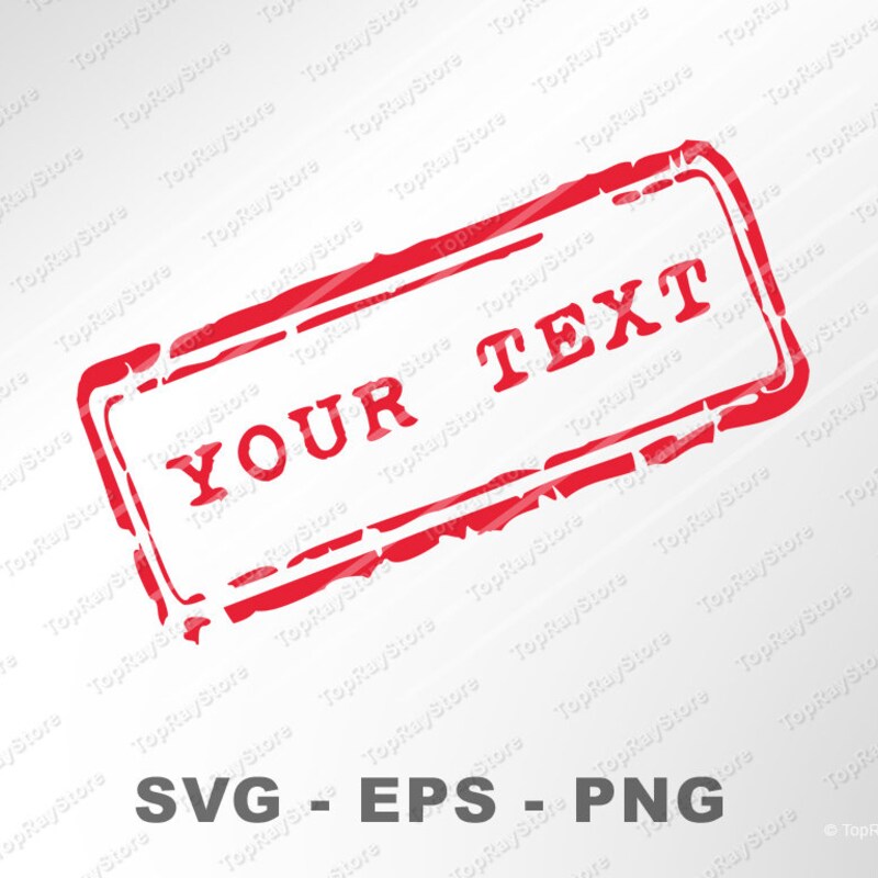 Custom Rubber Stamp - Etsy