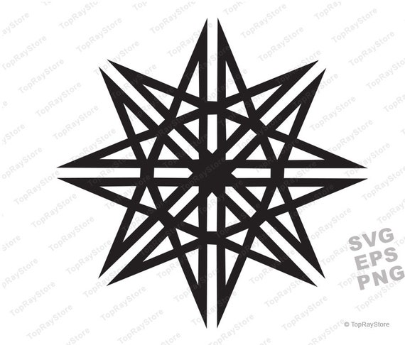 Decorative Star Svg Star Shape Star Symbol Svg Eps Png | Etsy