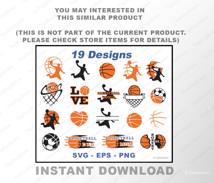 Basketball Split Monogram Svg Basketball Team Svg Basket | Etsy