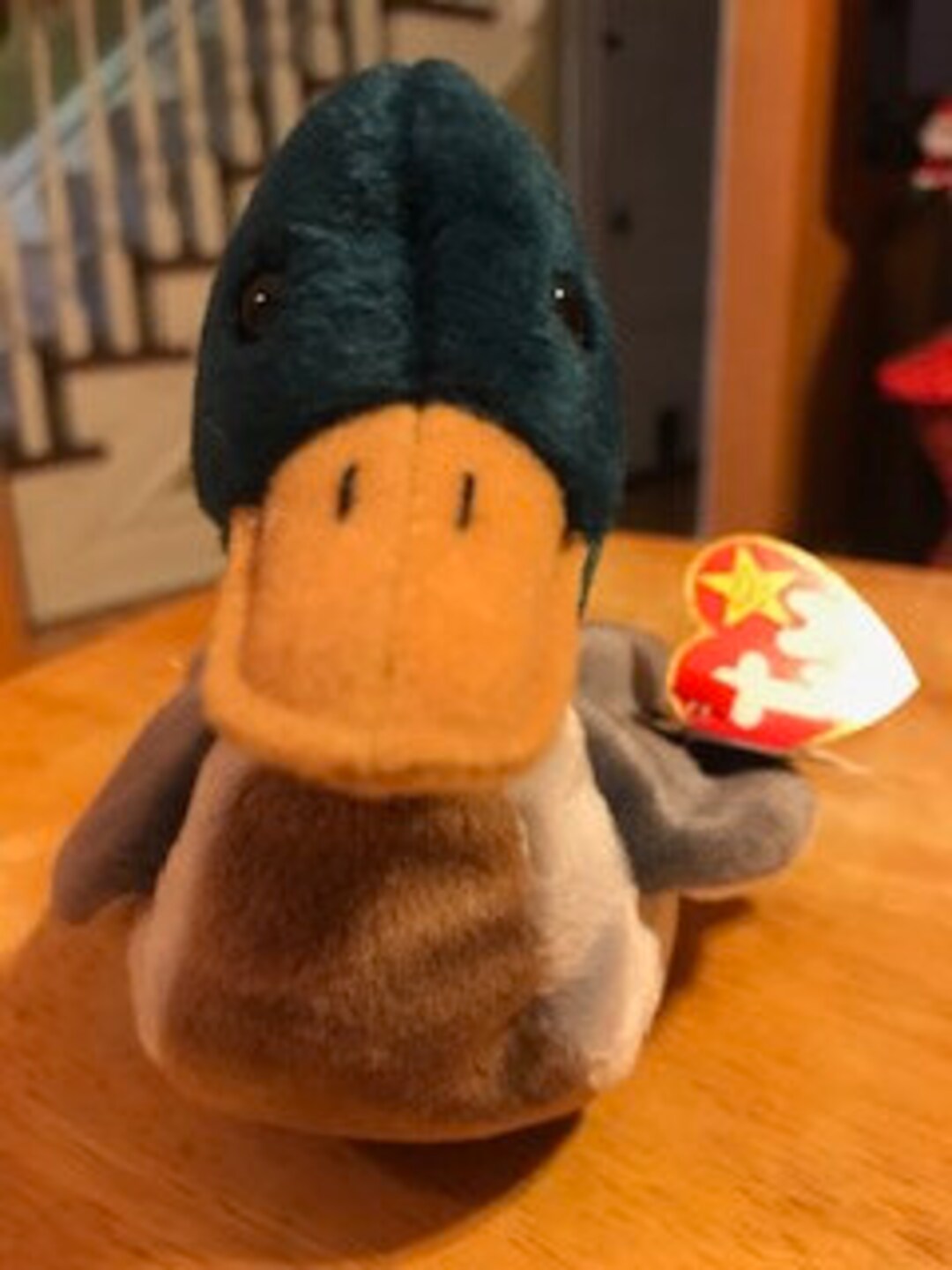 Summer Sale- (was 20,000) Jake the Duck- Vintage Ty Beanie Babies. Rare ...