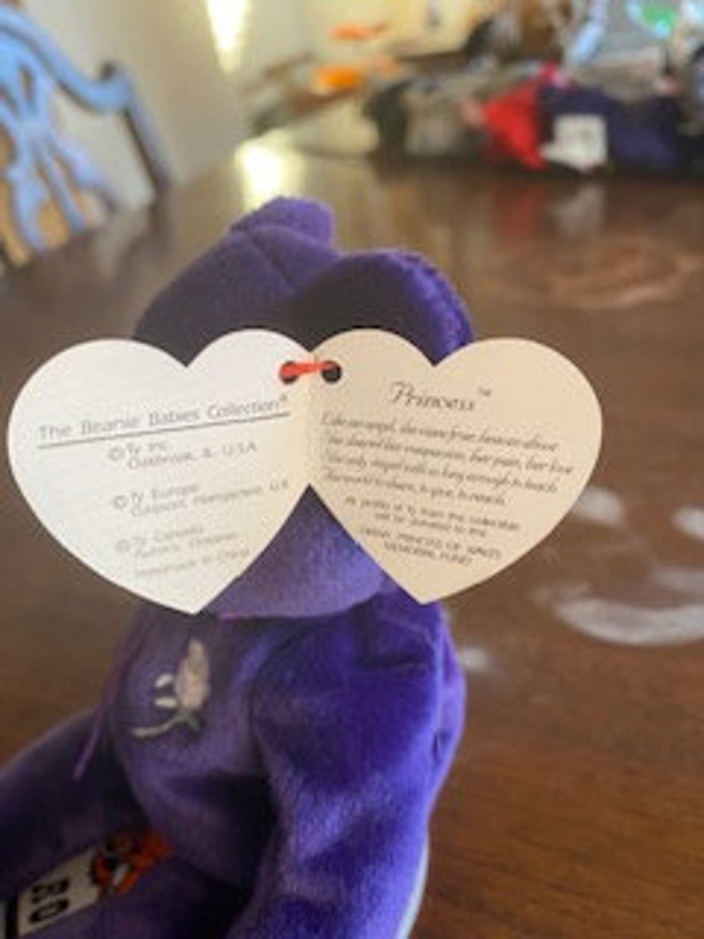 Summer Sale (was 25,000) Vintage-"princess" the Bear- Ty Beanie Babies ...