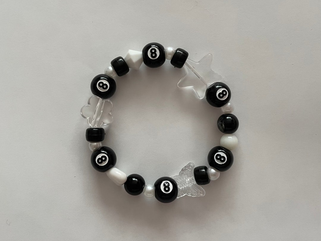 Magic 8 Ball Bracelet Beaded Jewelry Friendship Bracelet - Etsy