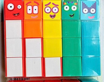 Number blocks | Etsy