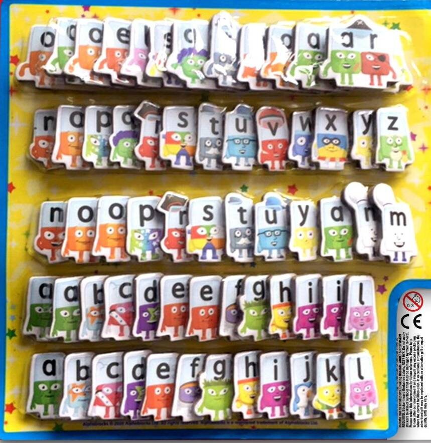 Alphablocks Letter Tiles Learning aid or Cake decorating | Etsy