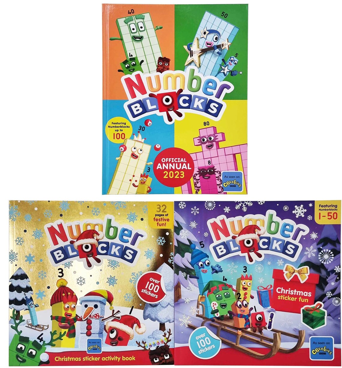 Numberblocks Annual 2023 Christmas Sticker Activity/fun 3 - Etsy Australia