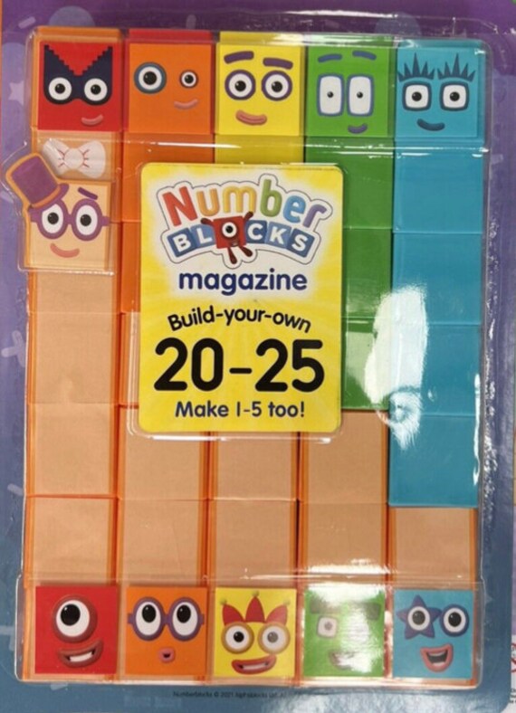 Numberblocks 20 25 Brand New Exciting Addition Number - Etsy UK