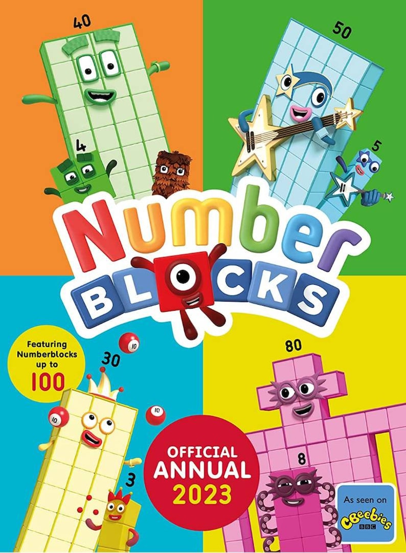 BRAND NEW Numberblocks Official Annual 2023 Kids Activity - Etsy UK