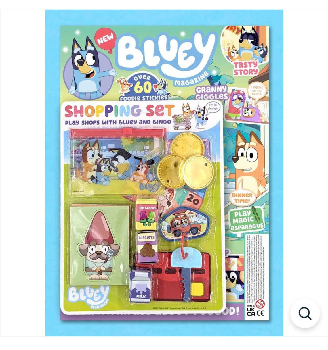 BLUEY Magazine with Bluey Shop Kit Bluey fans magazine | Etsy