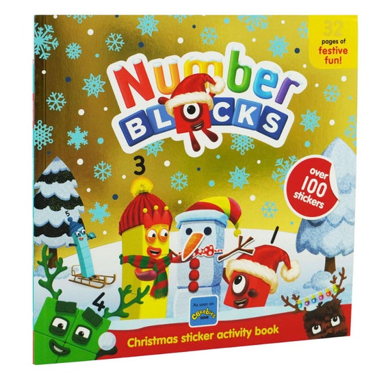 A Special Numberblocks Christmas Sticker Activity Book for Any - Etsy ...
