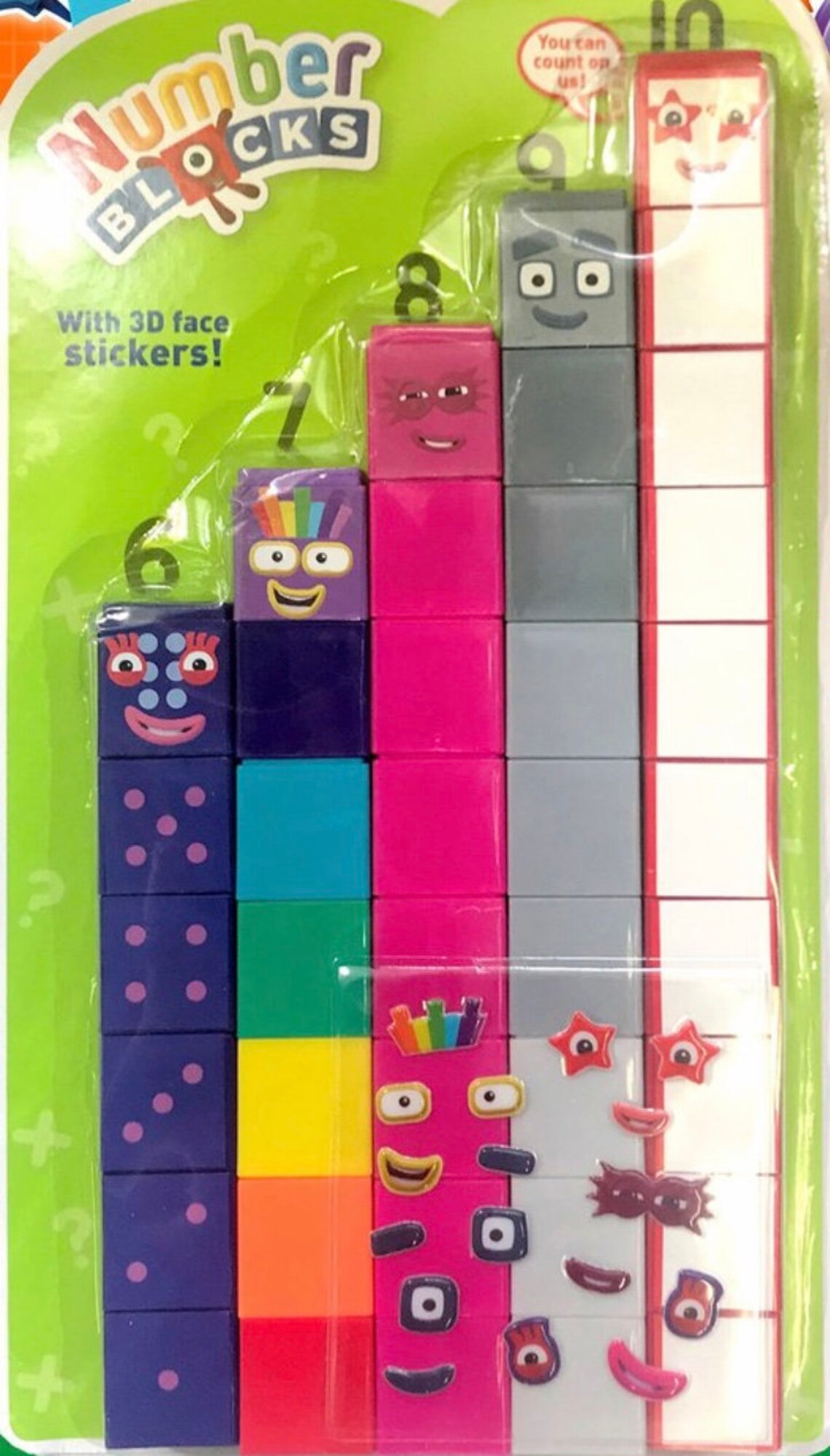 Nmero Bloques Cbeebies Numberblocks 610 Ebay