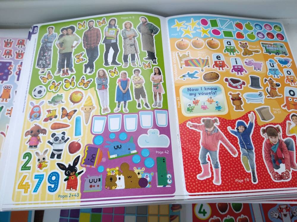 Numberblocks and Alphablocks A4 Sticker Sheets Selection on 6 | Etsy Canada