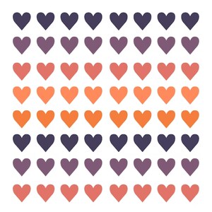 Heart-shaped Labels Valentine's Day Themed Heart Stickers for Gift ...