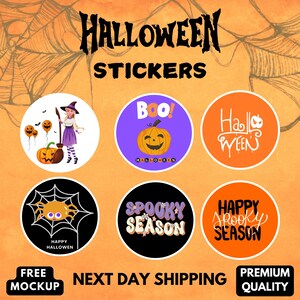 Halloween Stickers, Candy Halloween Stickers, Trick or Treat Stickers ...