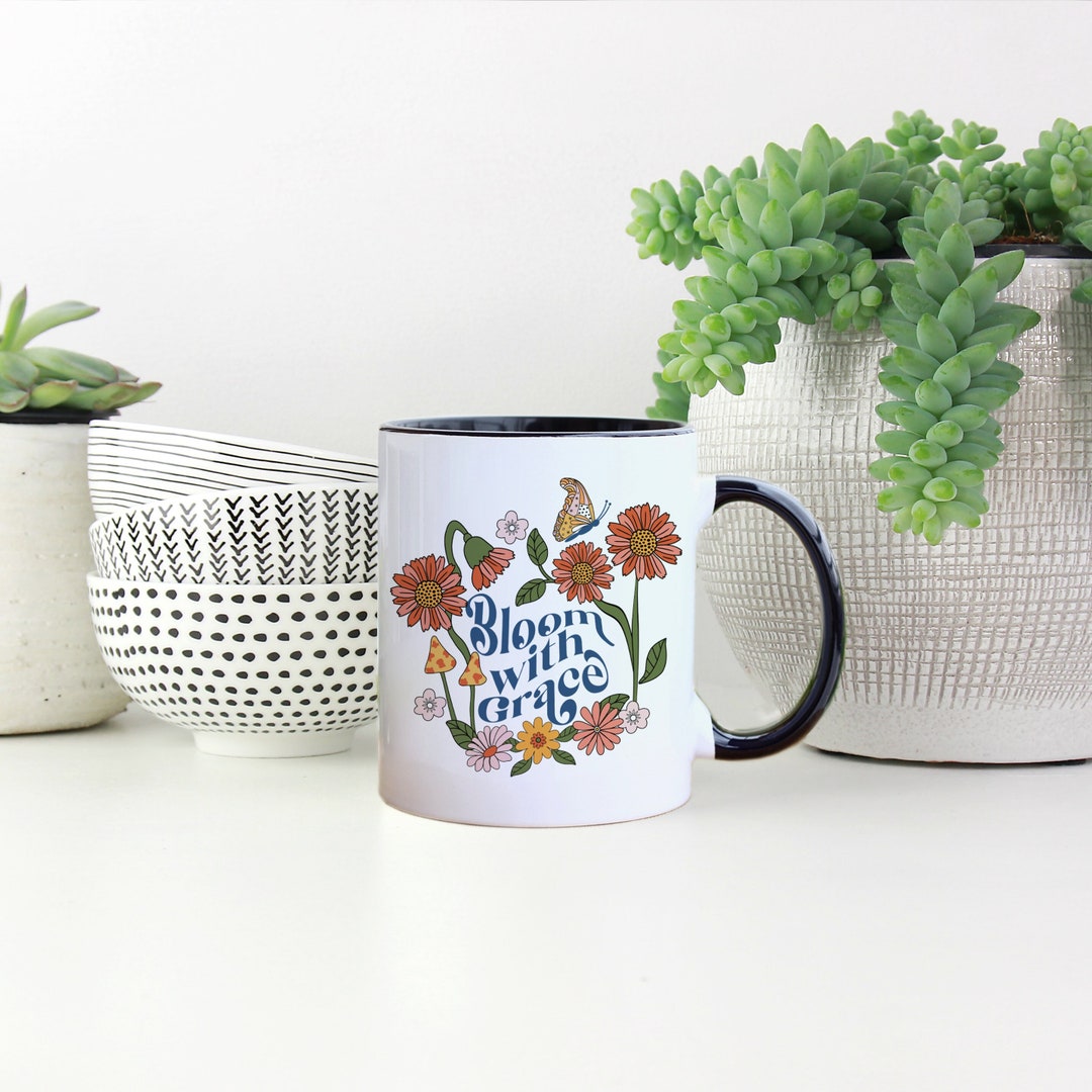 Bloom With Grace Mug Design, Get Your Own Design on Customized Coffe ...