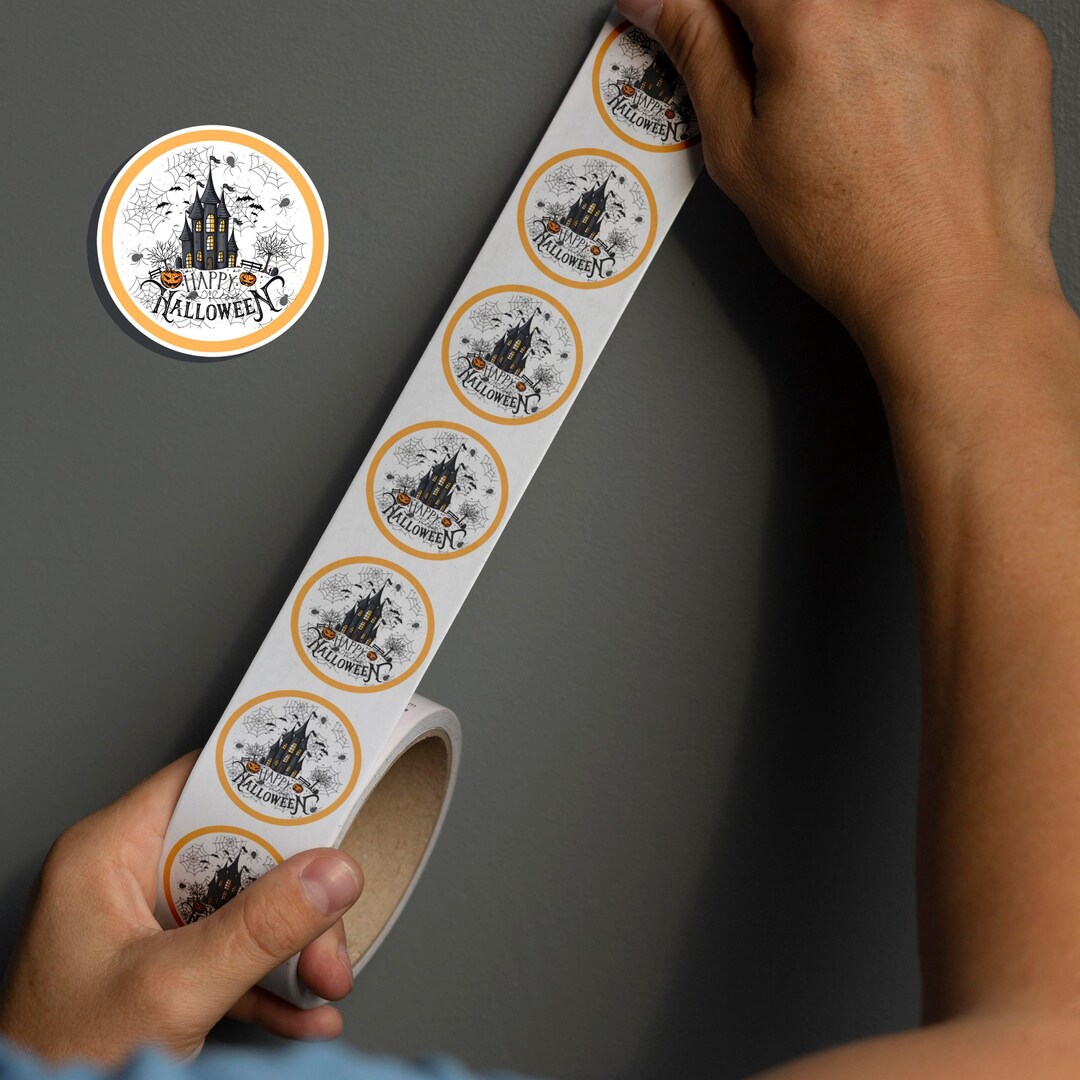 100+ Round Labels Pre-made Custom Roll Circle Labels Custom Business ...