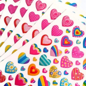 Heart-shaped Labels Valentine's Day Themed Heart Stickers for Gift ...