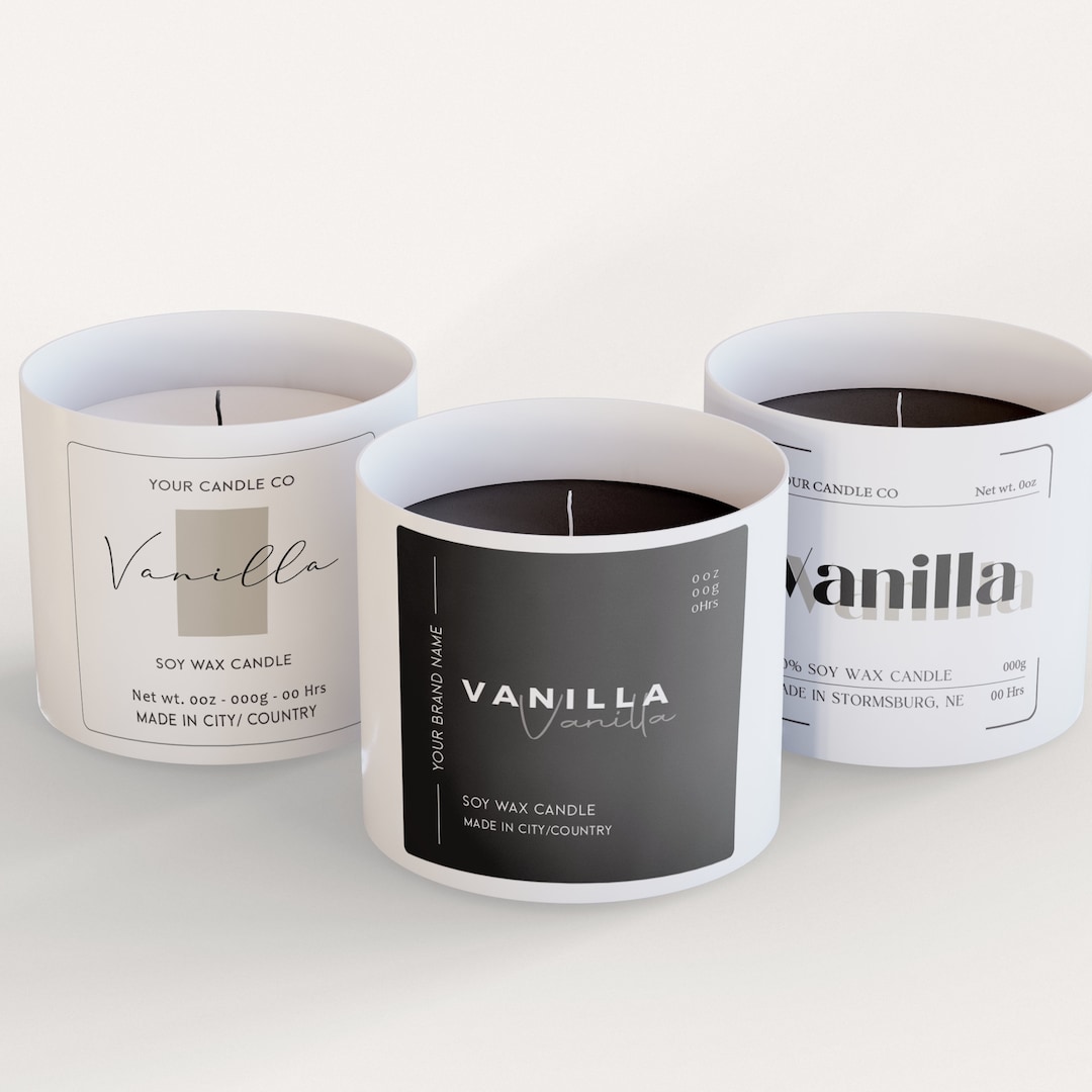 Personalized Candle Sticker for Corporate - Candle Decoration Stickers ...