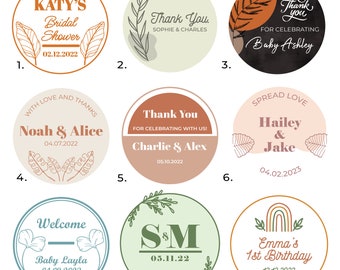 Personalized Wedding Stickers Custom Wedding Stickers Product Labels ...