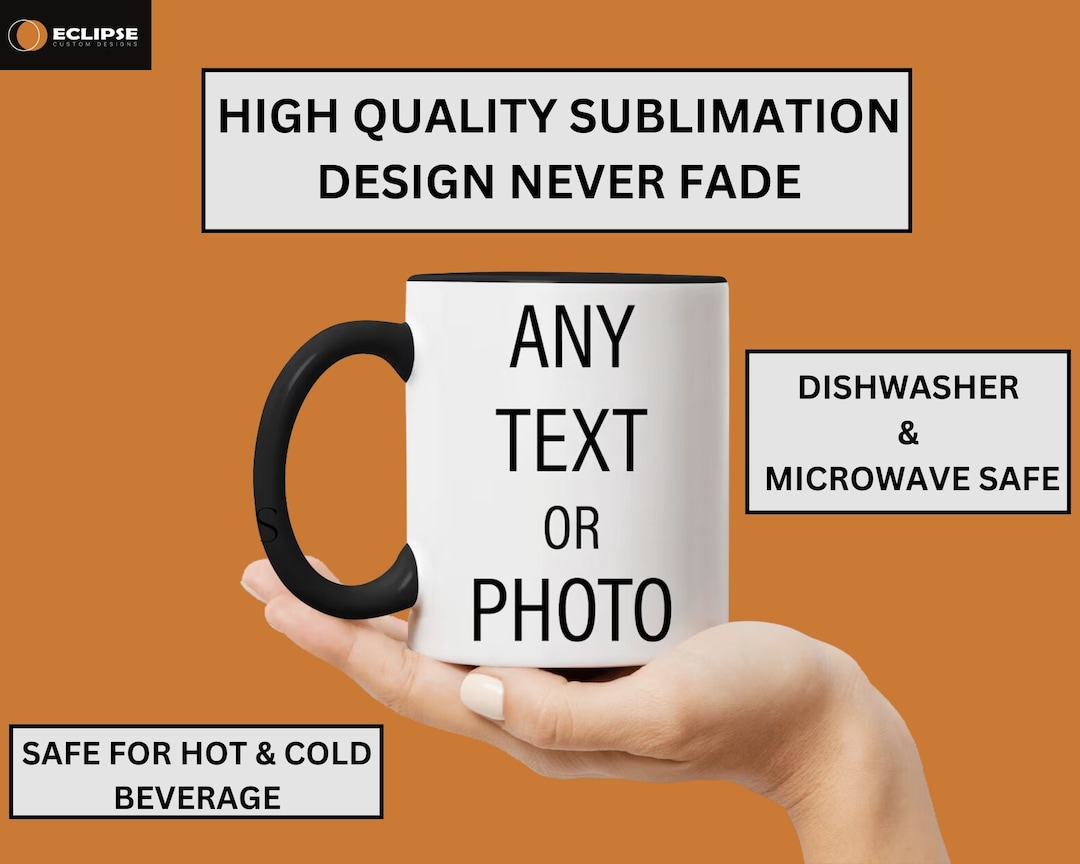 Custom Design Mug, Design Your Own Mug for Men and Women Birthday Gift ...