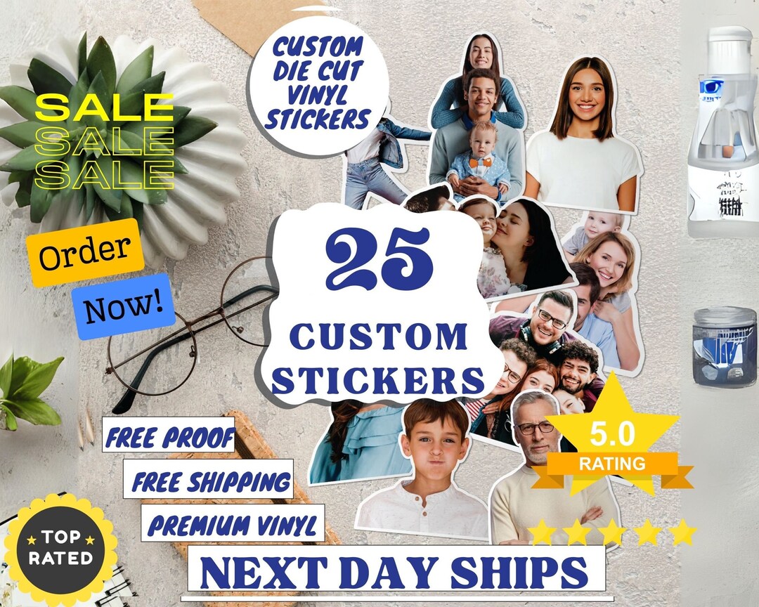 Custom Vinyl Stickers, Die Cut Stickers, Cut to Size Stickers, Ships ...