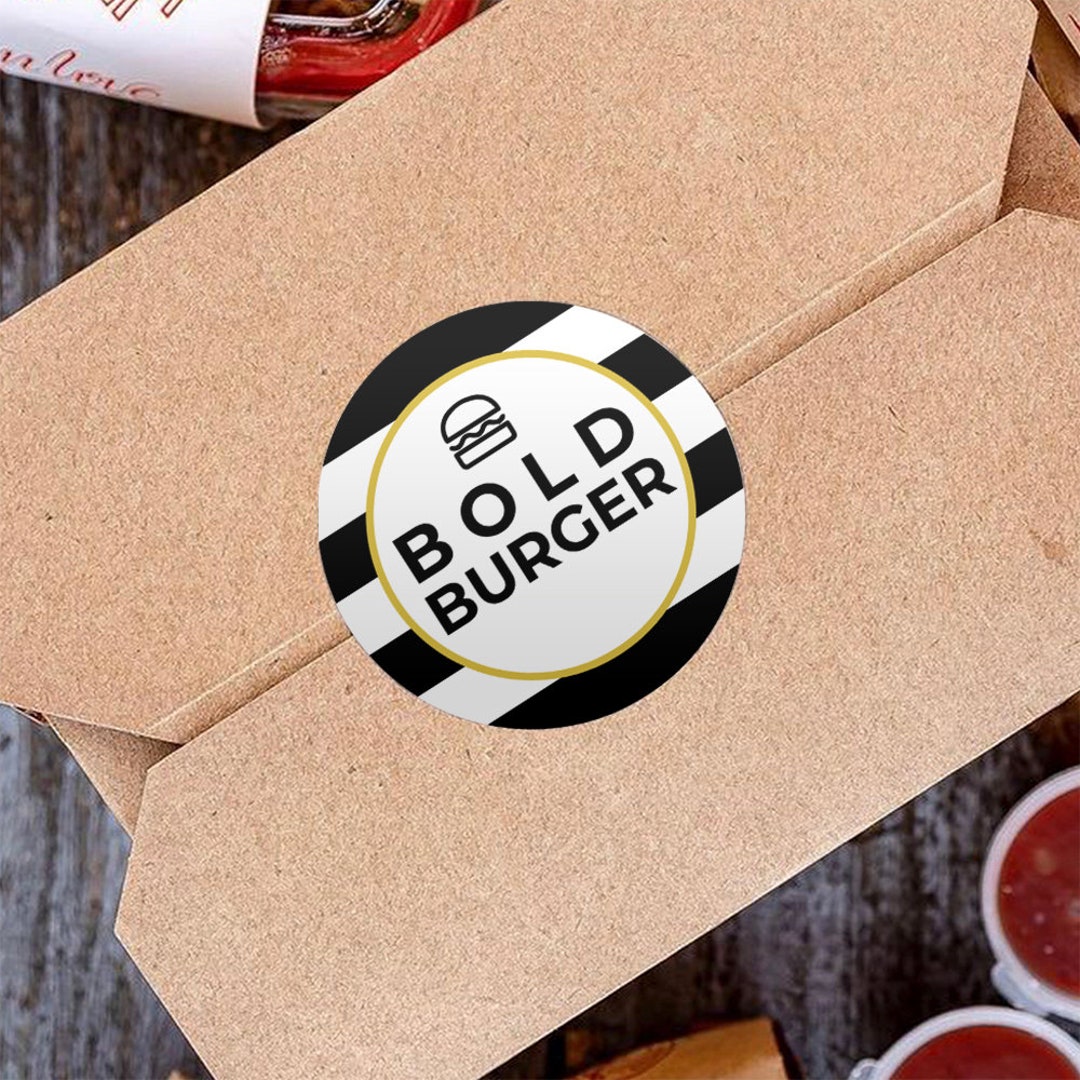 Labels on Roll, Custom Business Logo Stickers, Roll to Roll, Events ...