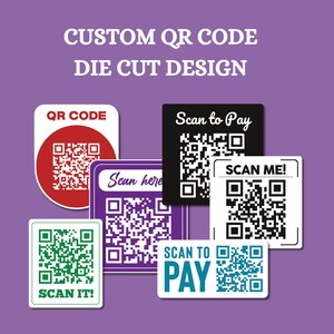 Create Your Own QR Codes Small Business Stickers Personalized Business ...